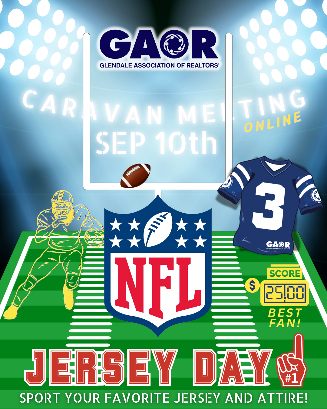 ‘bring Your Jersey To Work Day Sep 10 Gaor